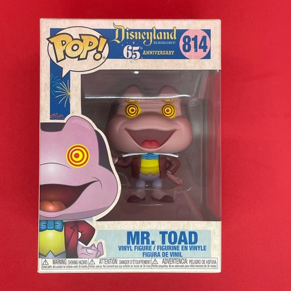 Funko | Toys | Funko Pops Disney Mr Toad With Spinning Eyes 84 Pop ...